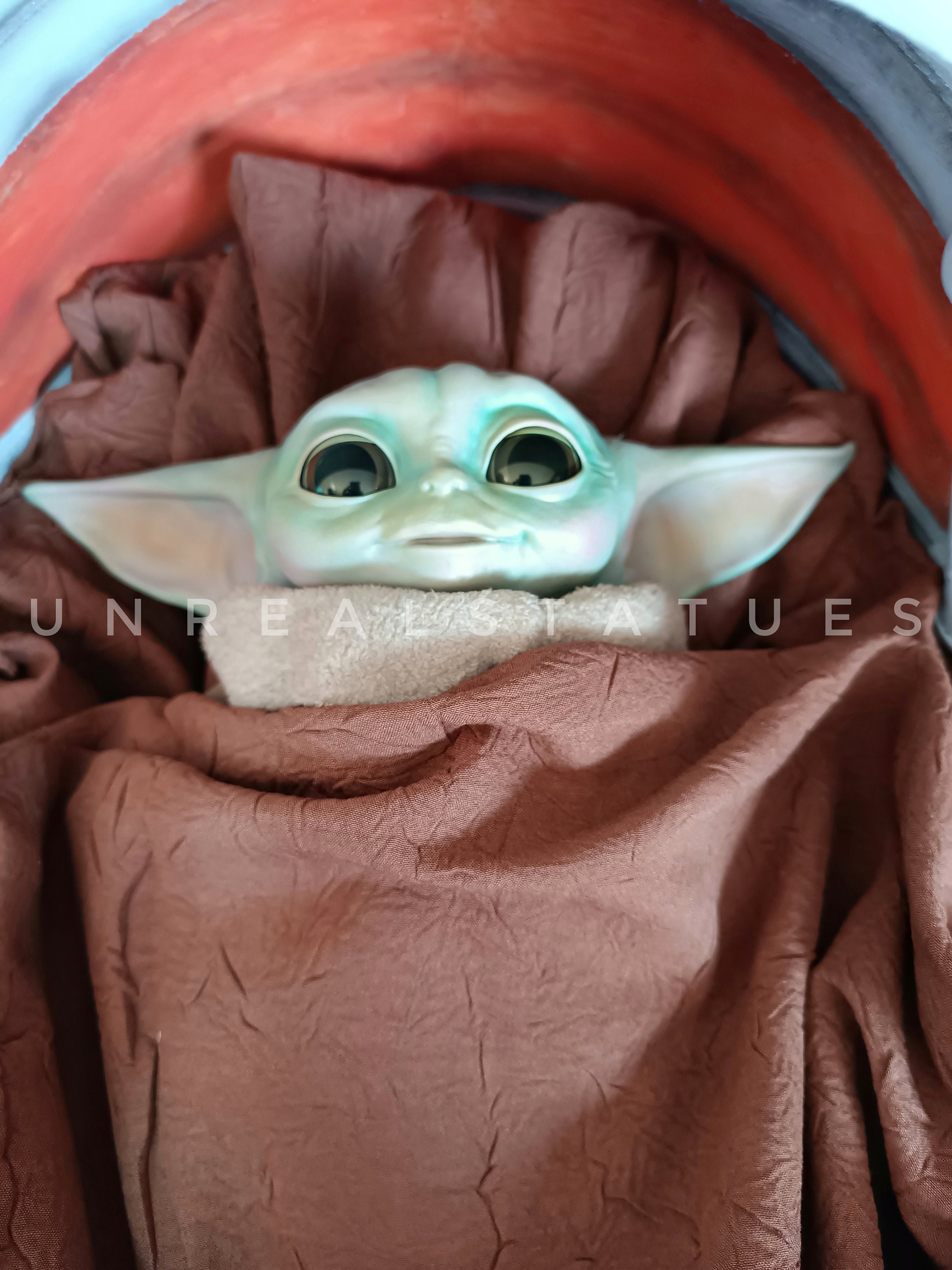 Animatronic Baby Yoda With Pod Grogu With Crib - Etsy