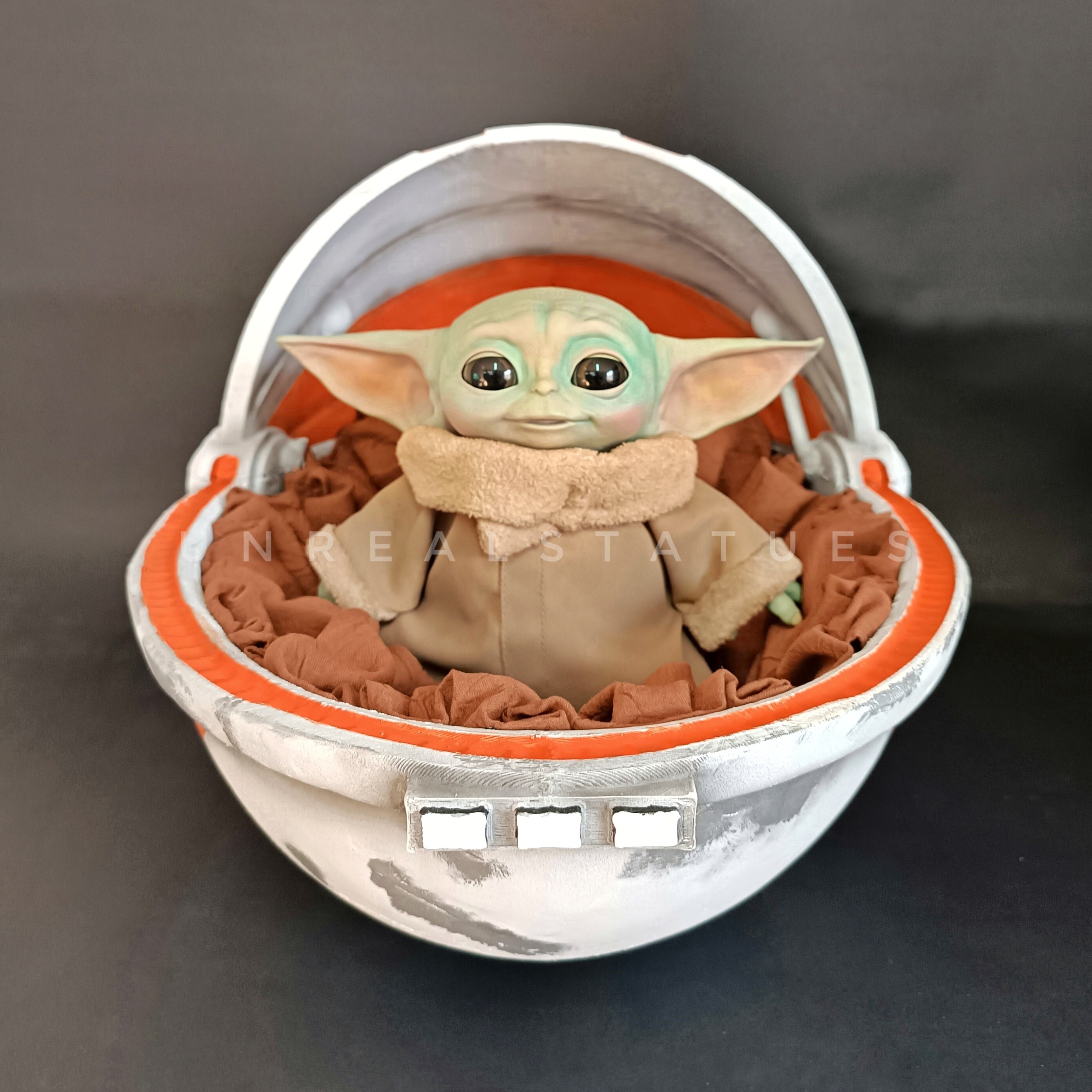 Animatronic Baby Yoda With Pod Grogu With Crib - Etsy
