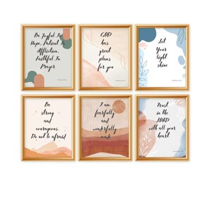 Kids Bible Verse, Scripture Poster Boho Wall Art, Church Sunday School ...