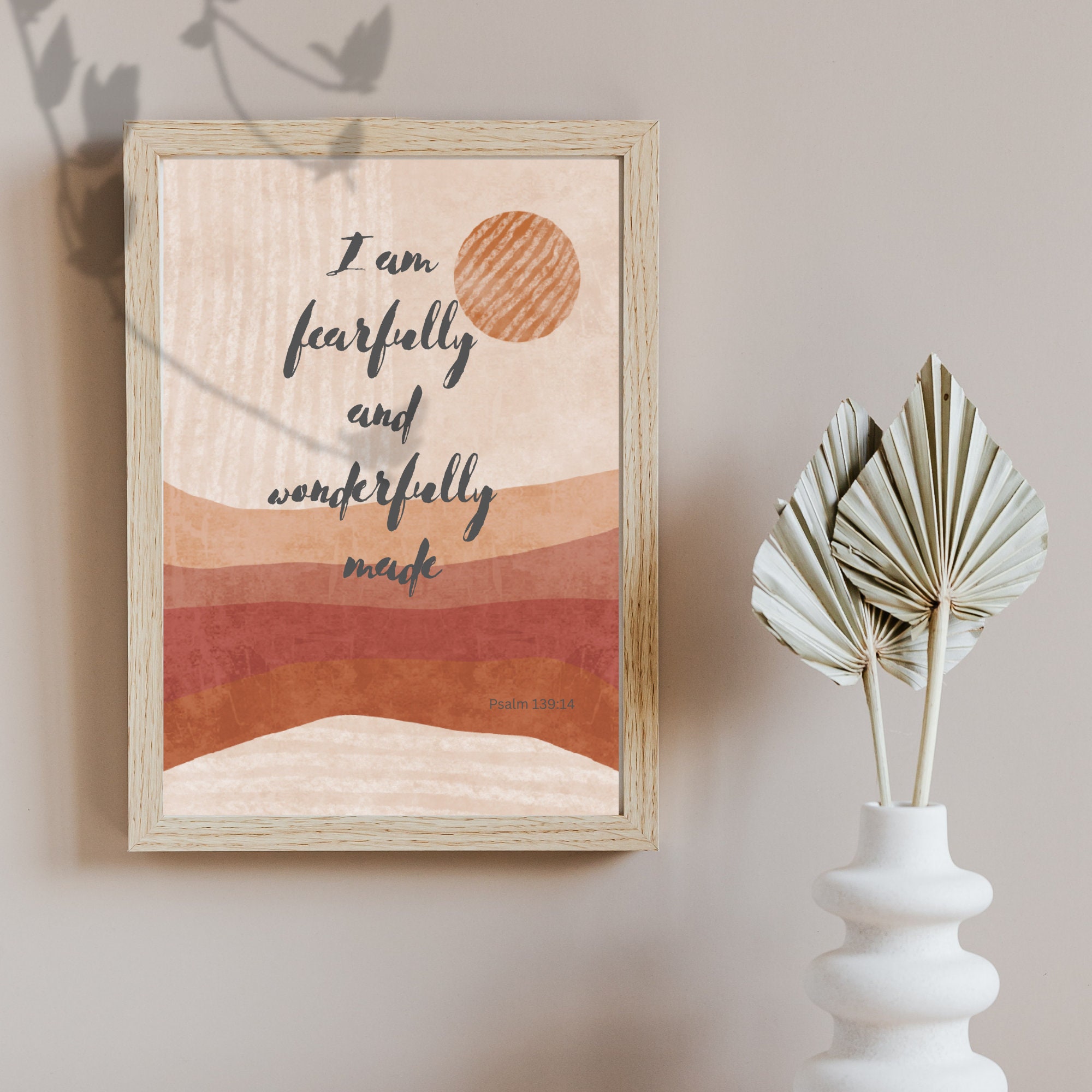 Kids Bible Verse, Scripture Poster Boho Wall Art, Church Sunday School ...