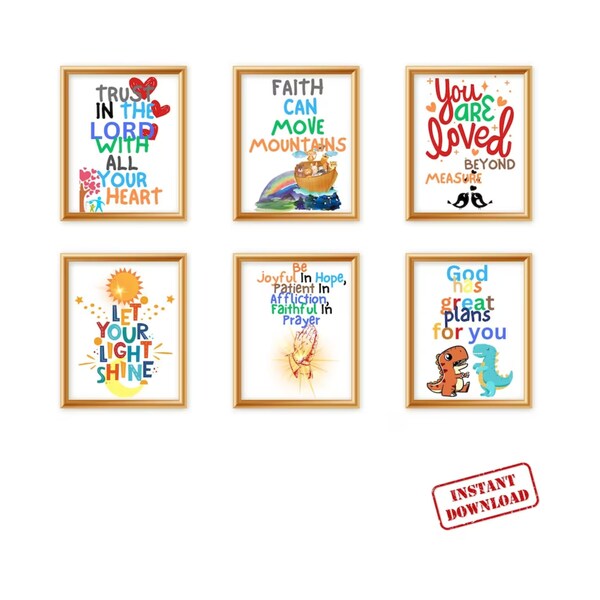 Bible Verse Poster - Etsy