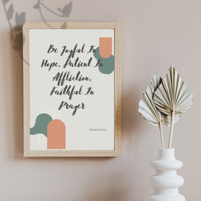 Kids Bible Verse, Scripture Poster Boho Wall Art, Church Sunday School ...