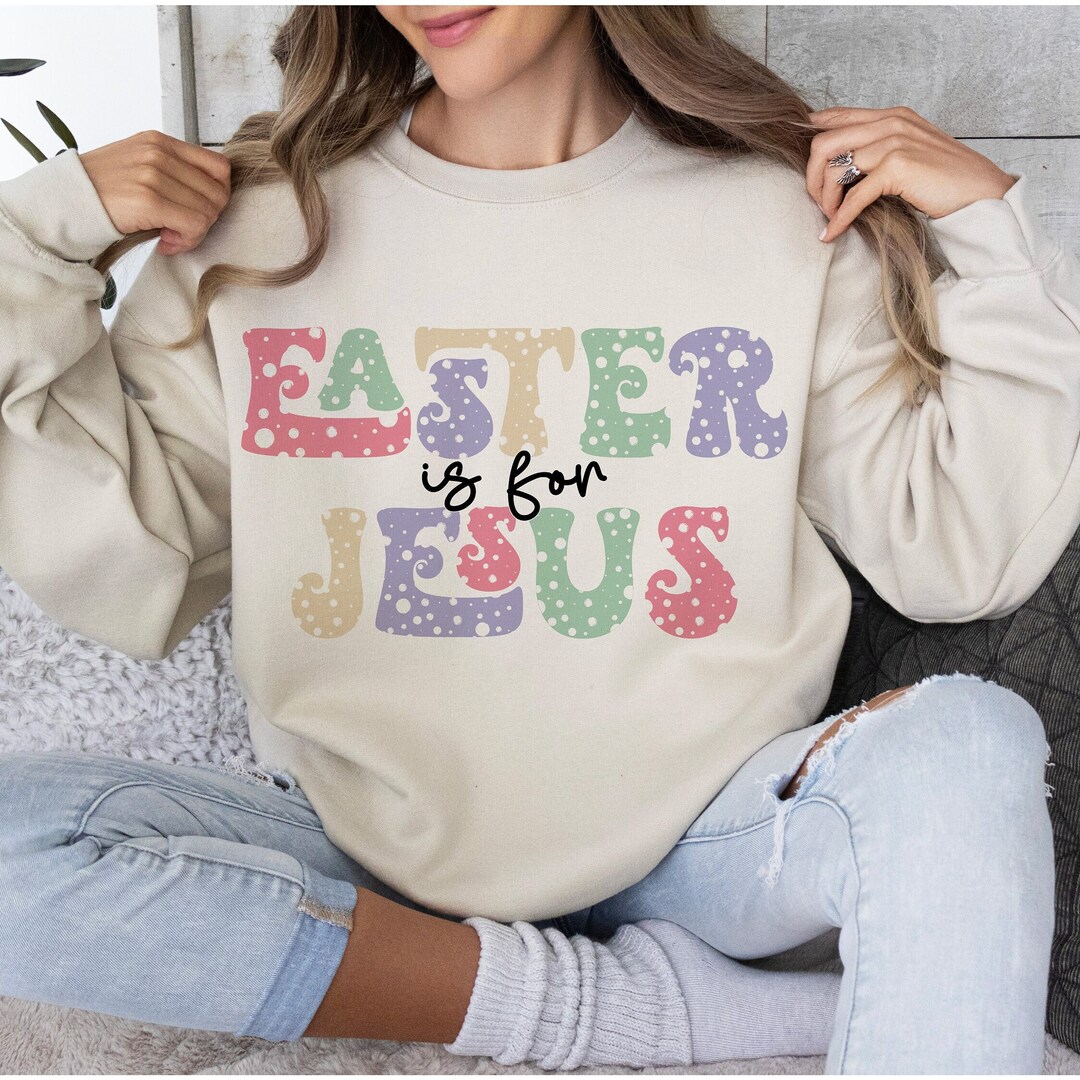 Easter is for Jesus Png, Silly Rabbit Png, Jesus Easter Png, Floral ...