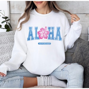 Aloha State of Mind Png, Varsity Aloha Png, Summer Png, Floral Summer ...