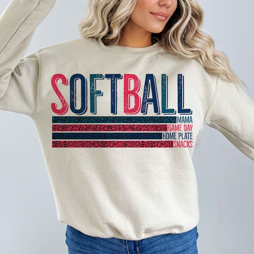 Retro Softball Png, Softball Png, Softball Sublimation Design, Softball ...