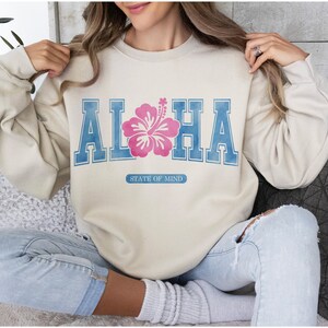 Aloha State of Mind Png, Varsity Aloha Png, Summer Png, Floral Summer ...