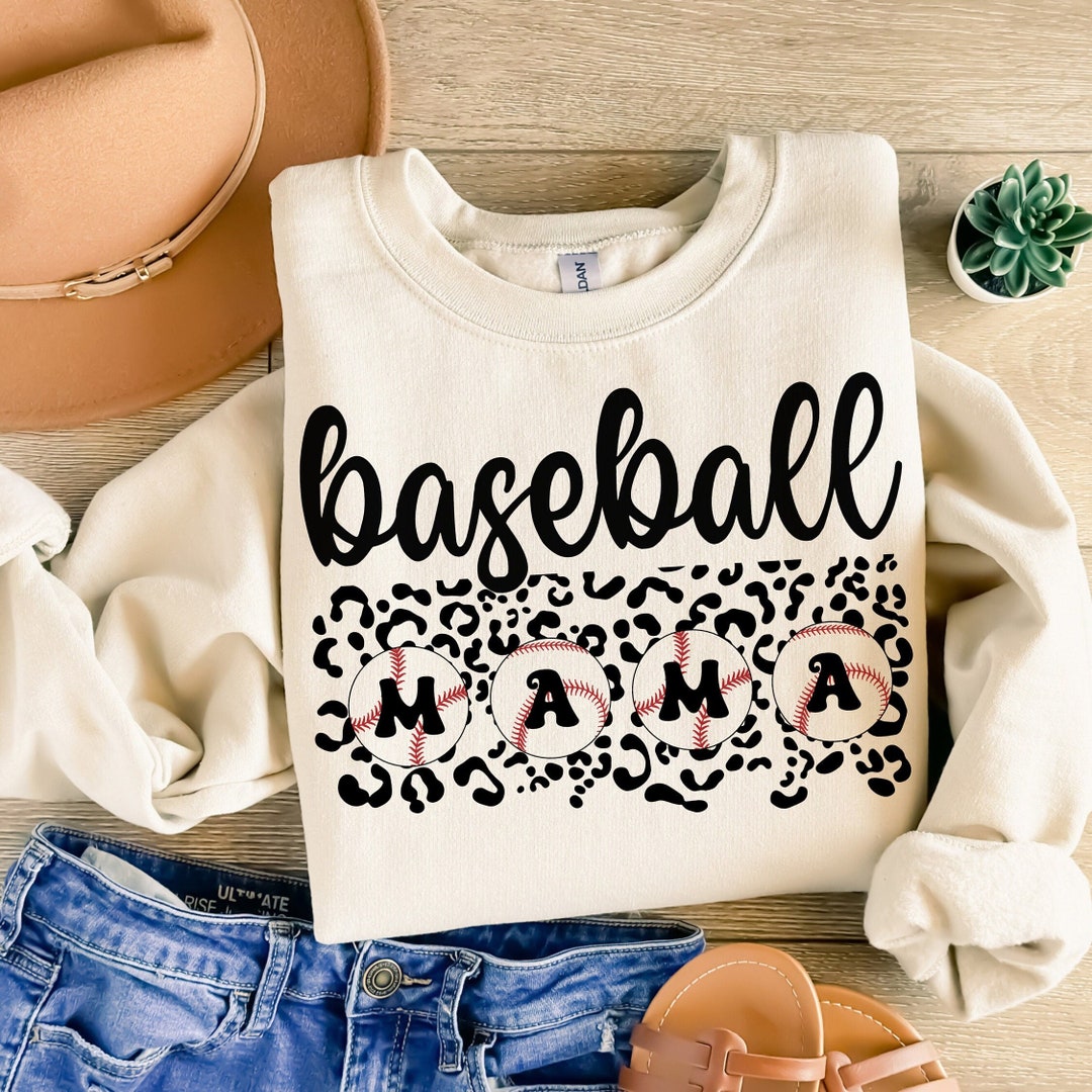Baseball Mama PNG, Leopard Baseball Mama, Mama Png, Mama Sublimation ...