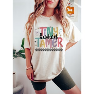 Tiny Human Tamer Sublimation PNG, Mama Shirt Sublimation File, Funny ...