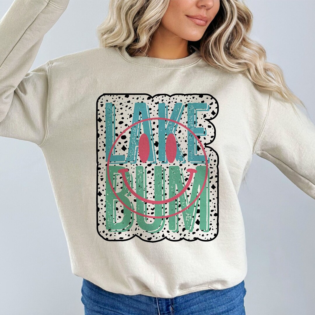 Lake Bum Png, Distressed, Retro Summer Png, Girly Png, Lake Png, Summer ...