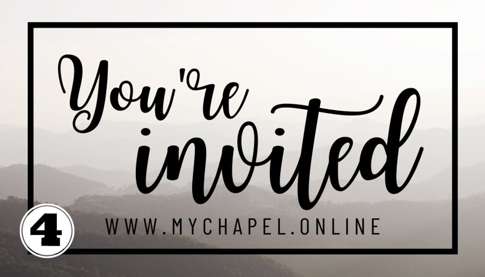 Printed Church Invitation Cards / Church Invite Cards - Etsy