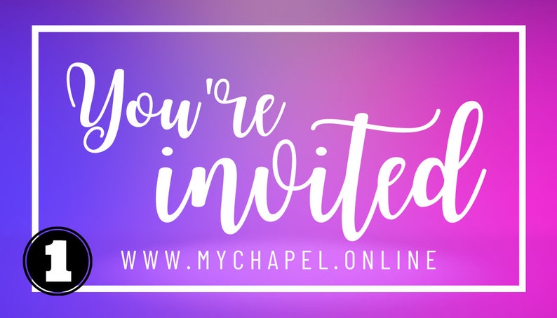 Printed Church Invitation Cards / Church Invite Cards - Etsy