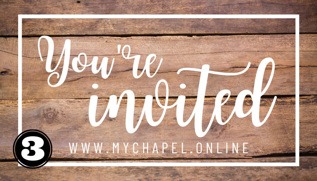 Printed Church Invitation Cards / Church Invite Cards - Etsy