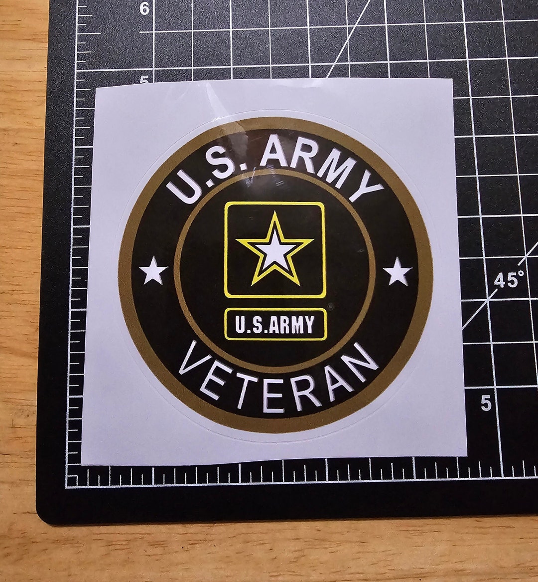 Military Sticker For Vehicles United States Army Veteran Decal Sticker ...