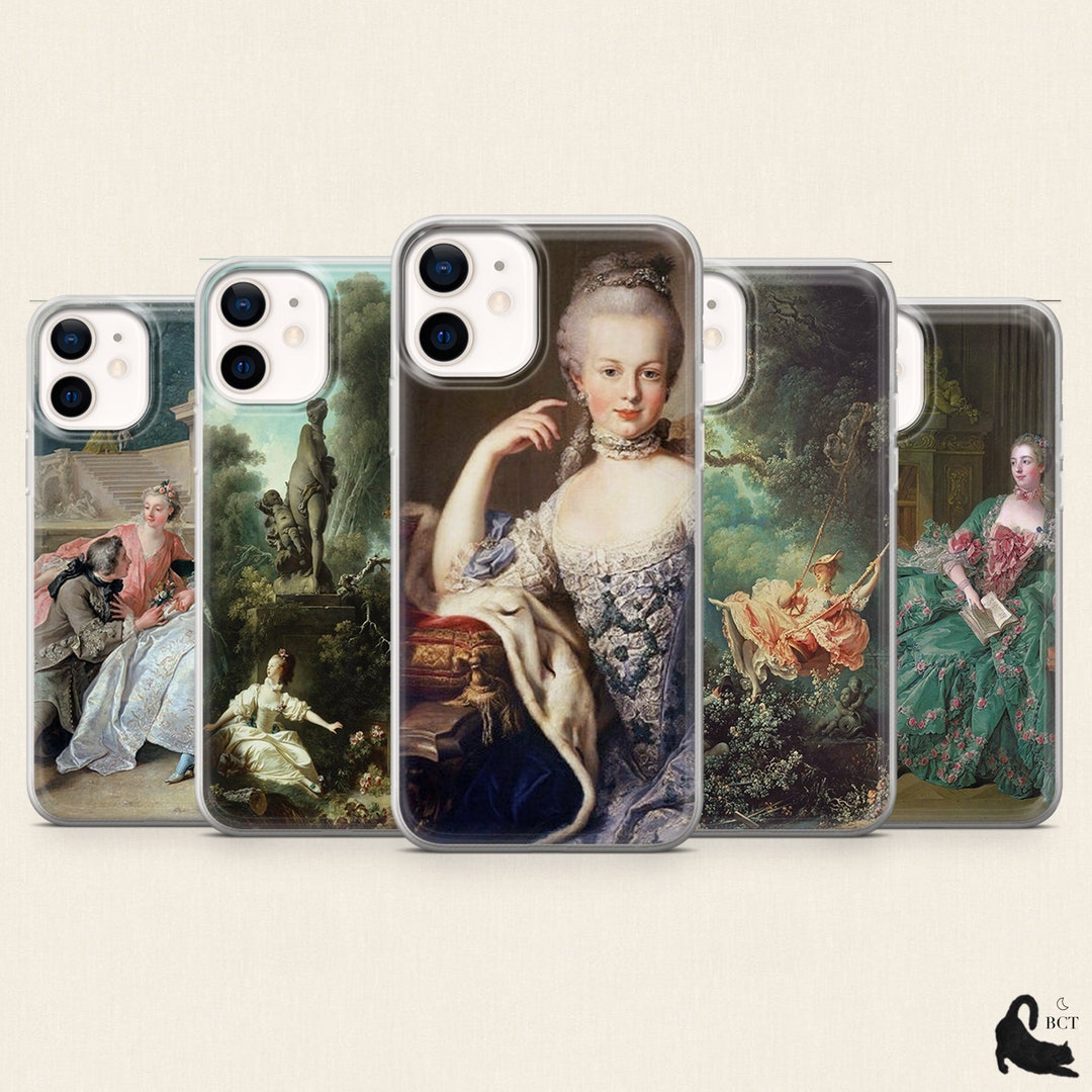 Rococo Phone Case Versailles Art Cover for iPhone 15 Pro Max 14 13 12 X ...