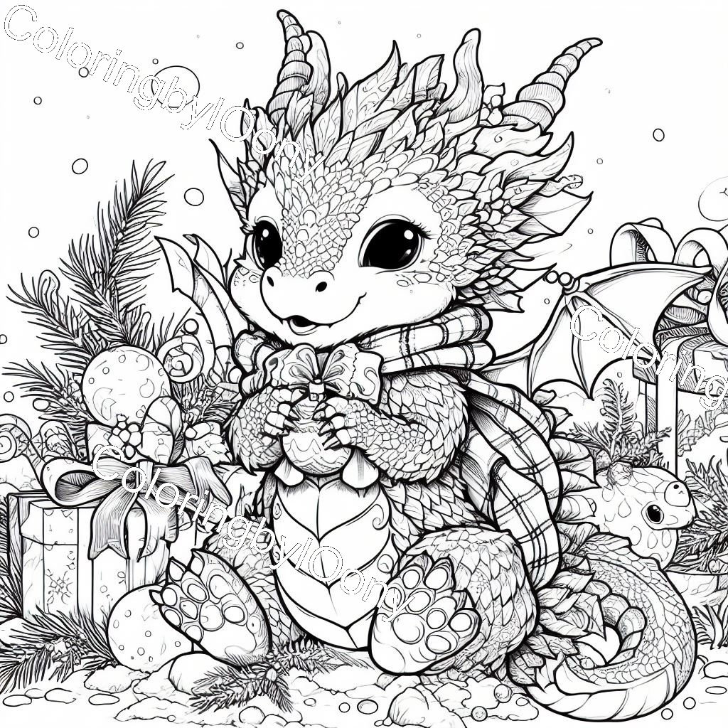 Coloring Pages, Christmas Theme /coloring Pages, Christmas Theme - Etsy
