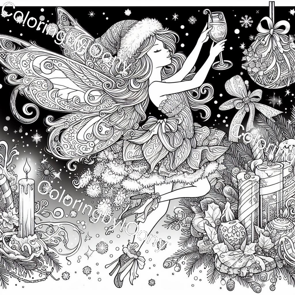 Coloring Pages, Christmas Theme /coloring Pages, Christmas Theme - Etsy