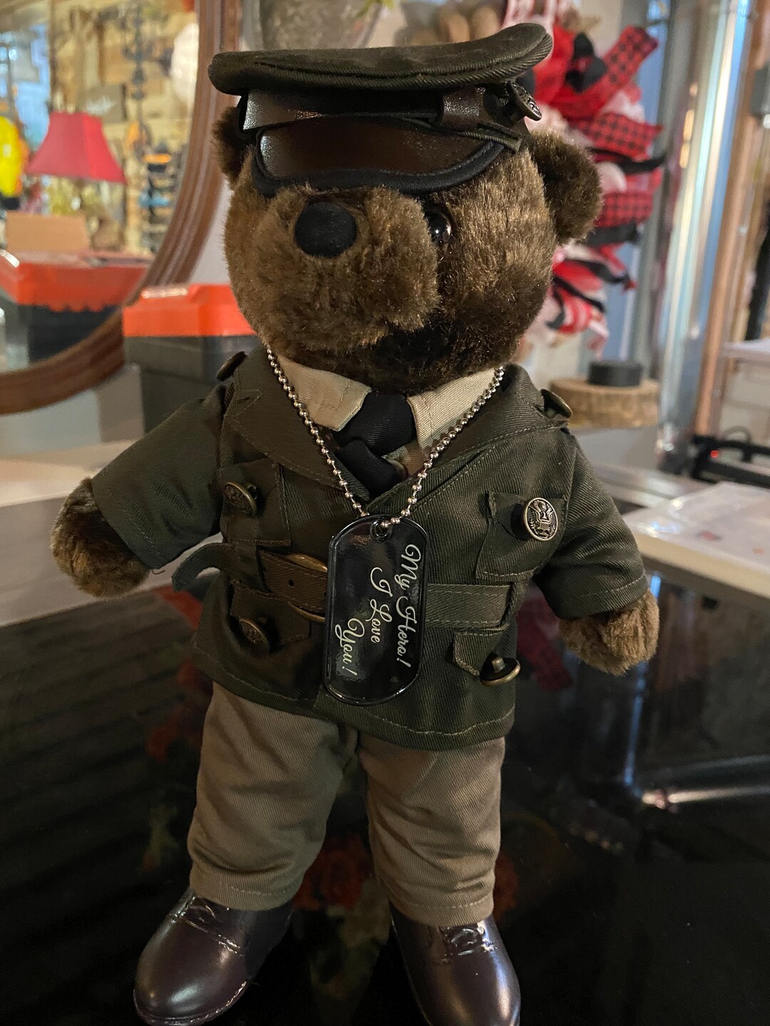 Customized Military Army Pinks & Greens Bear - Etsy