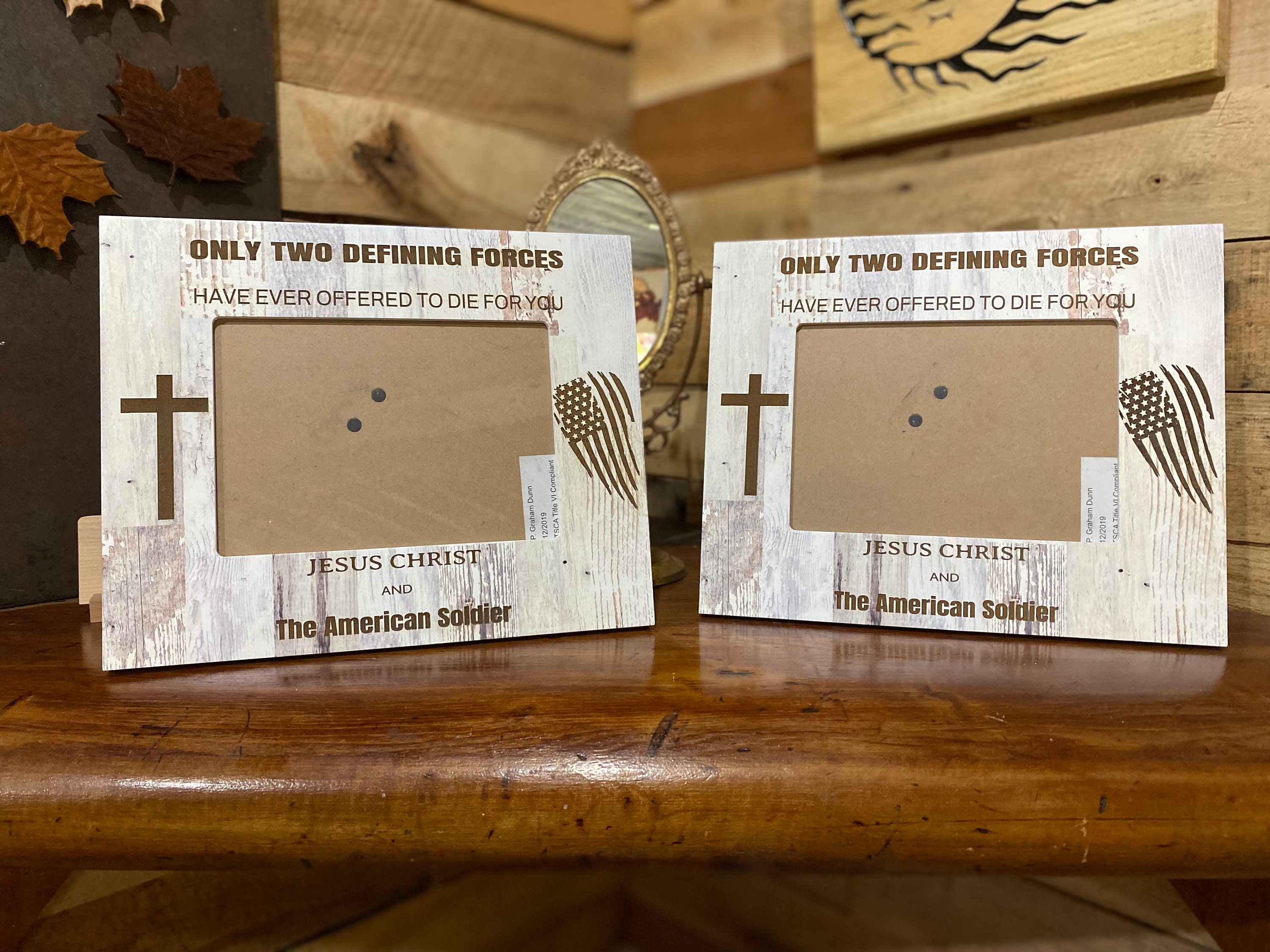 Two Defining Forces Photo Frame - Etsy