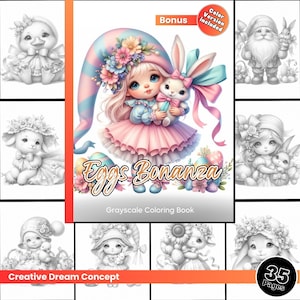 Eggs Bonanza Coloring Page for Adults Cute Easter Coloring Book With ...