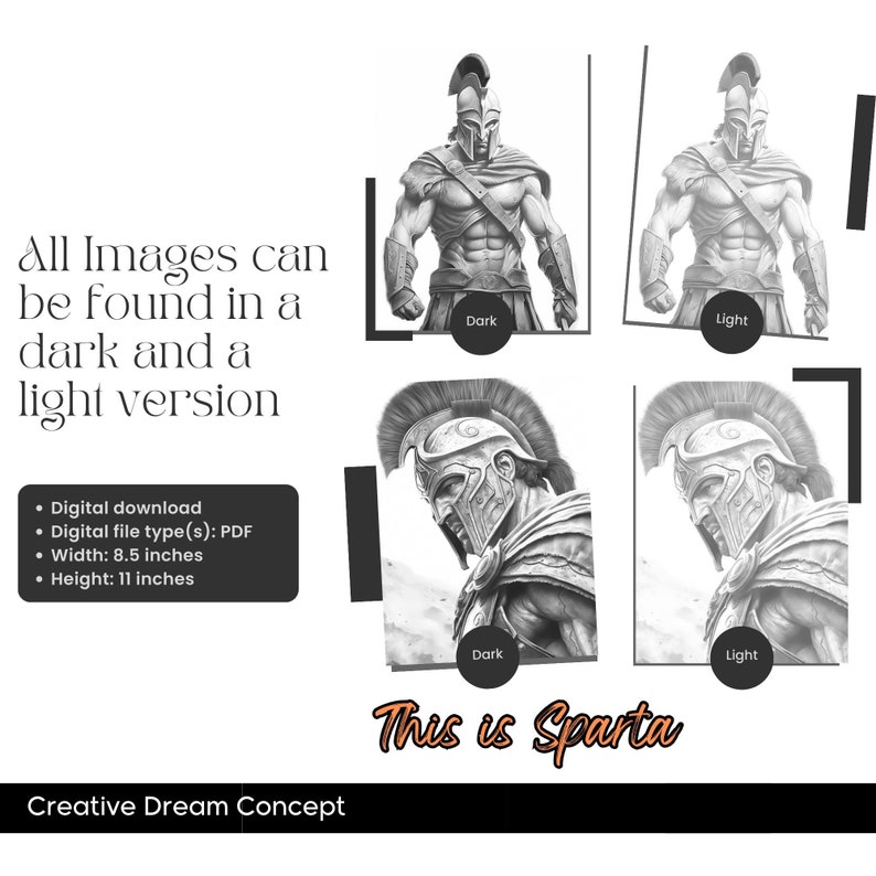 This is Sparta Coloring Page for Adults Female Warriors Coloring Book ...