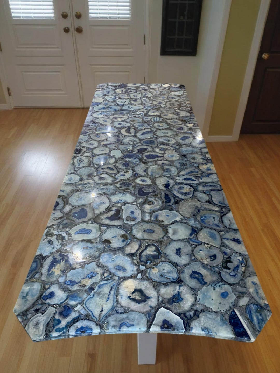 Kitchen Countertops, Blue Agate Table Top, Agate Dining & Coffee Table ...