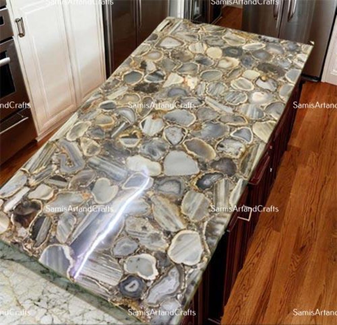 Kitchen Countertops, Agate Bar Countertops, Luxury Dining Table ...