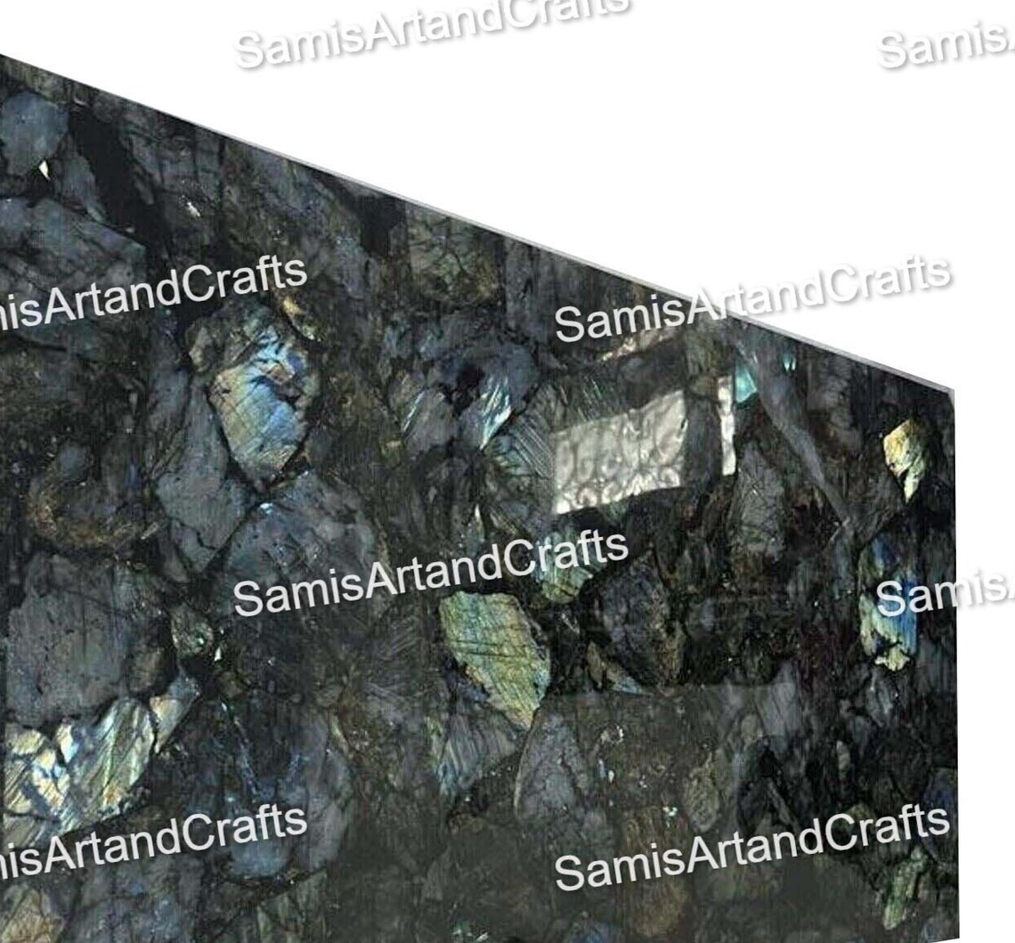 Labradorite Kitchen Counter Slab, Labradorite Center Countertop Slab ...