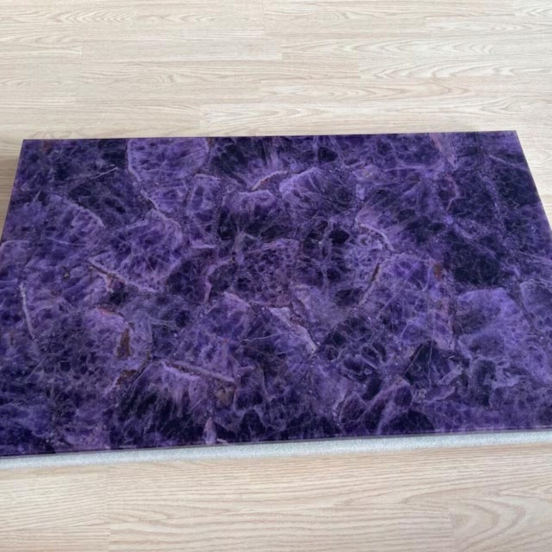 Amethyst Stone Dining Table Top Counter Kitchen Tables Semi - Etsy
