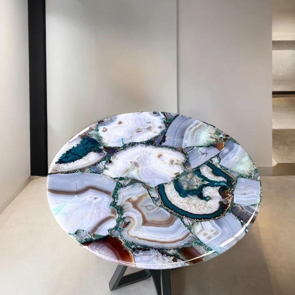 Agate End Table - Etsy