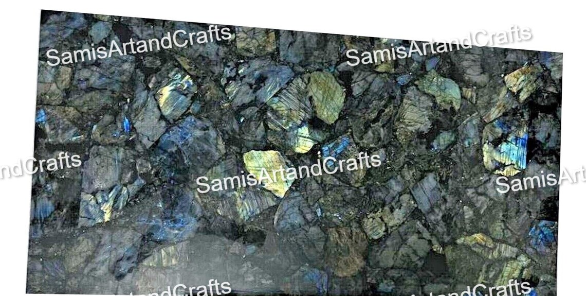 Labradorite Kitchen Counter Slab, Labradorite Center Countertop Slab ...