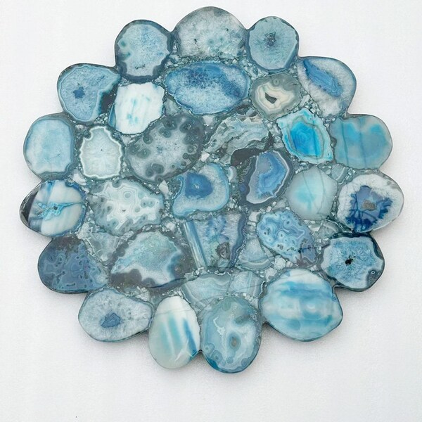 Blue Agate Platter - Etsy