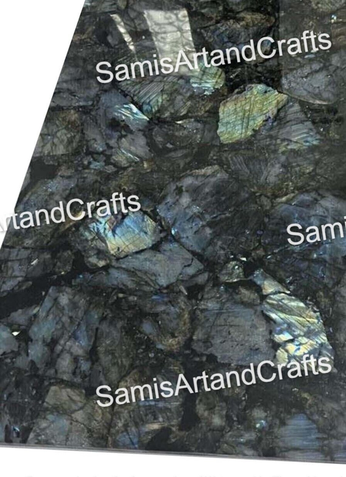 Labradorite Kitchen Counter Slab, Labradorite Center Countertop Slab ...