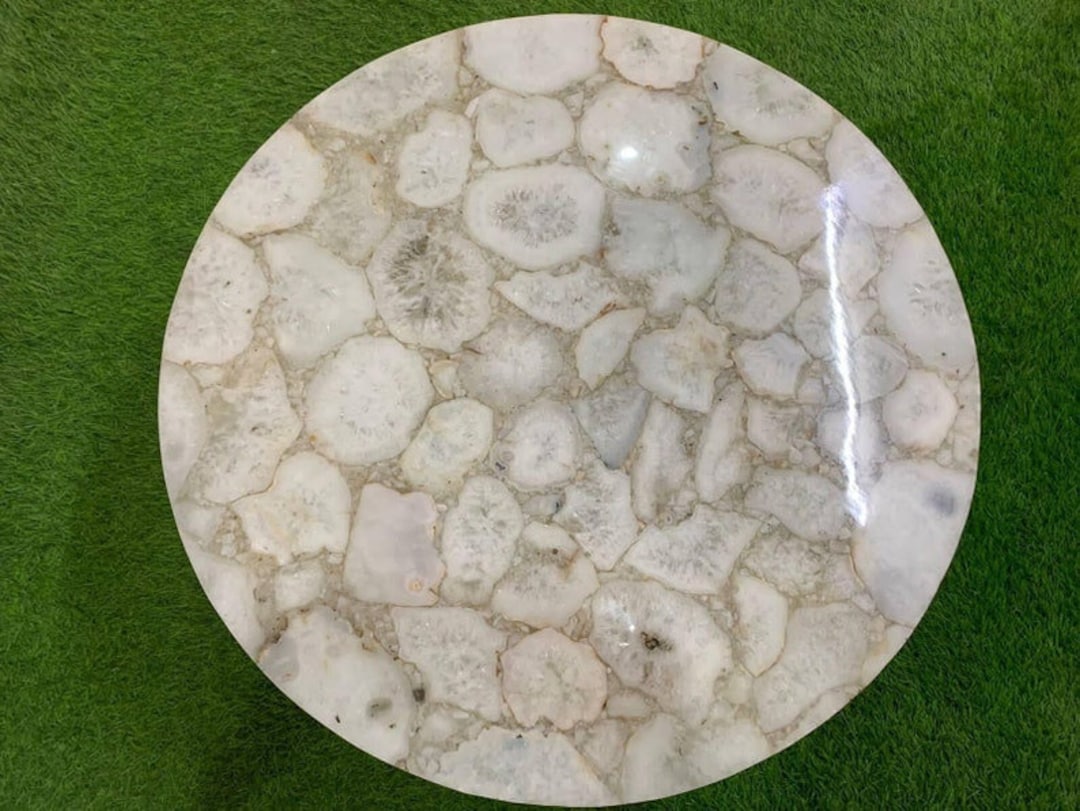Agate Coffee Dining Table Top Handmade Gemstone Table Top Home Decor ...