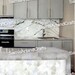 Quartz Kitchen Counter Top, White Quartz Stone Dining Table Top, Modern ...