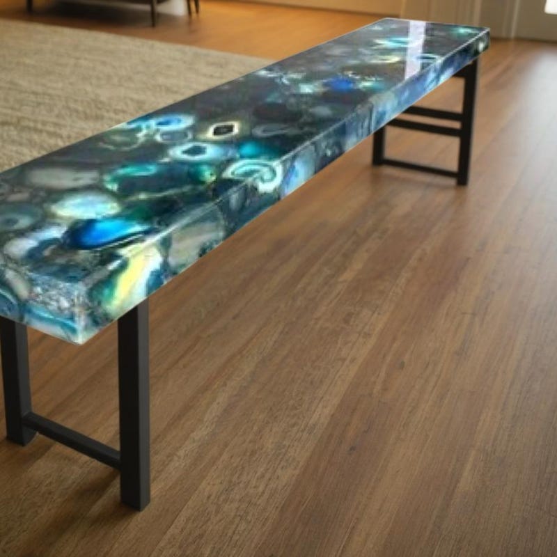 Blue Console Table - Etsy