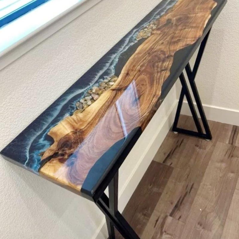 Wood Front Entry Table - Etsy