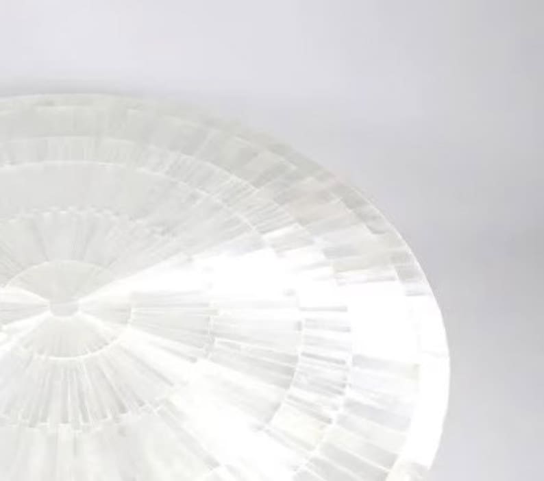 Selenite Table Top Round Dining Table Selenite Luxury Tables - Etsy