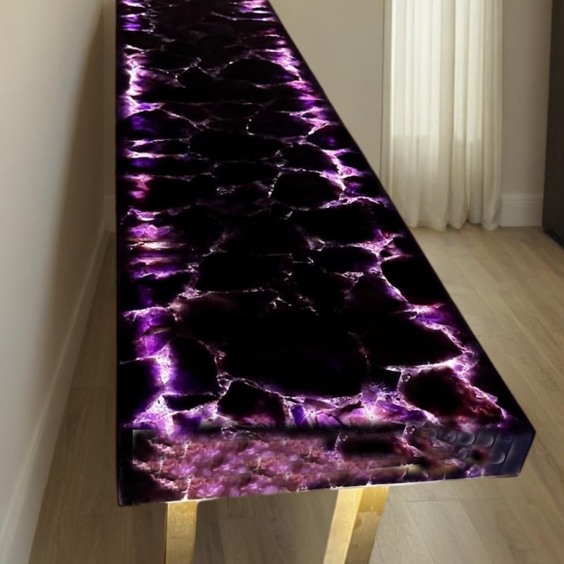 Amethyst Table - Etsy