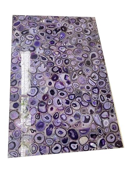 Purple Agate Dining Table Top / Agate Kitchen Counter Top / Agate ...