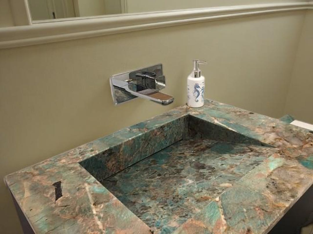 Amazonite Quartzite Bathroom Countertops/amazon Green Quartzite Granite ...