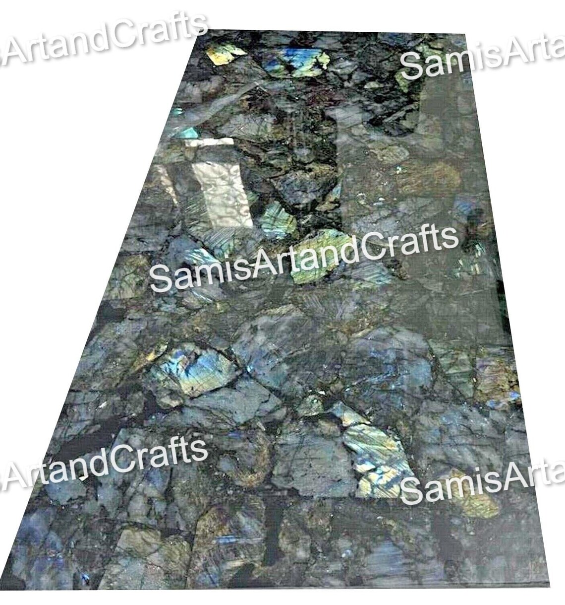 Labradorite Kitchen Counter Slab, Labradorite Center Countertop Slab ...