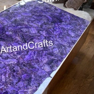 Purple Amethyst Kitchen Counter Top, Stone Center Sofa Table Top ...
