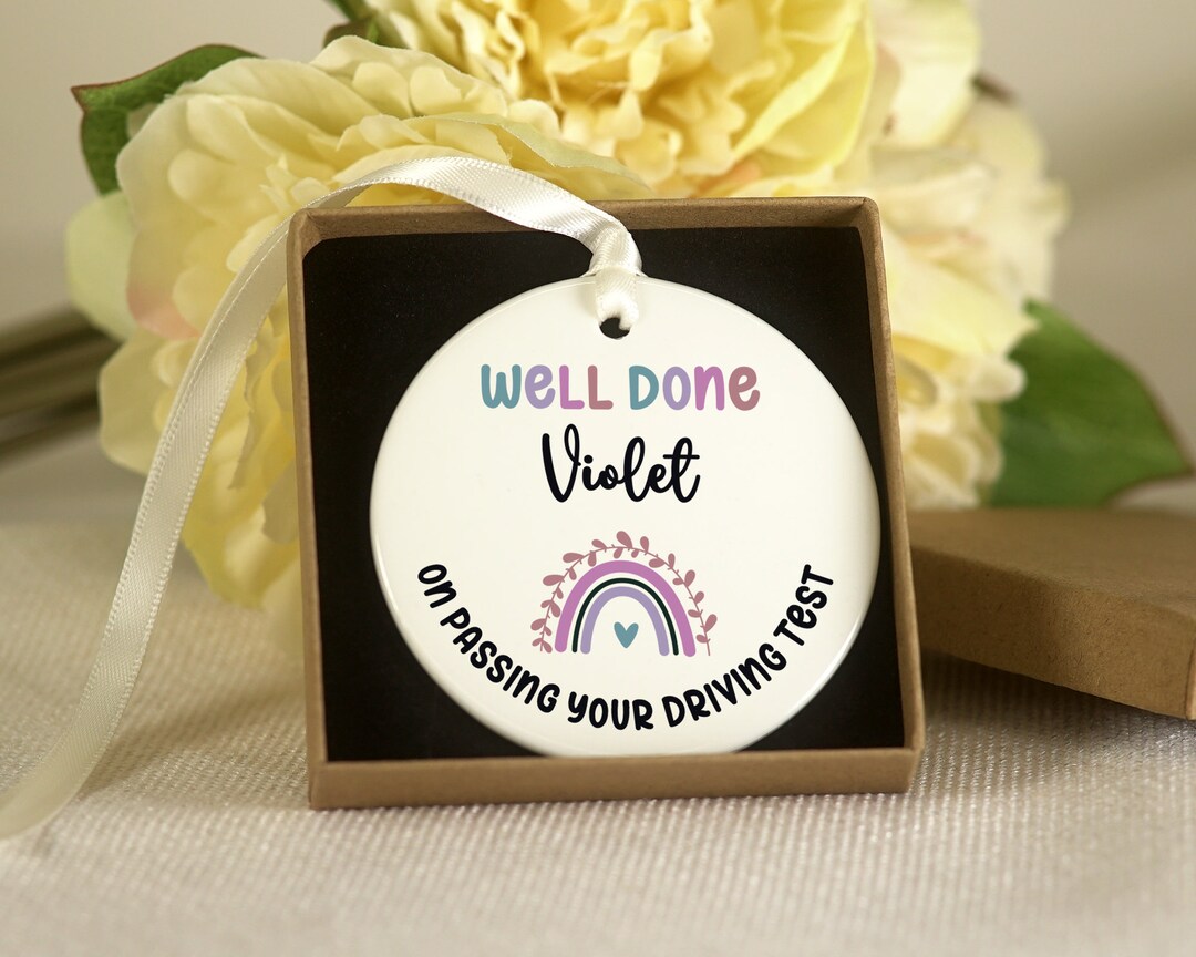 Passed Driving Test Gift | Well Done on Passing Your Driving Test ...