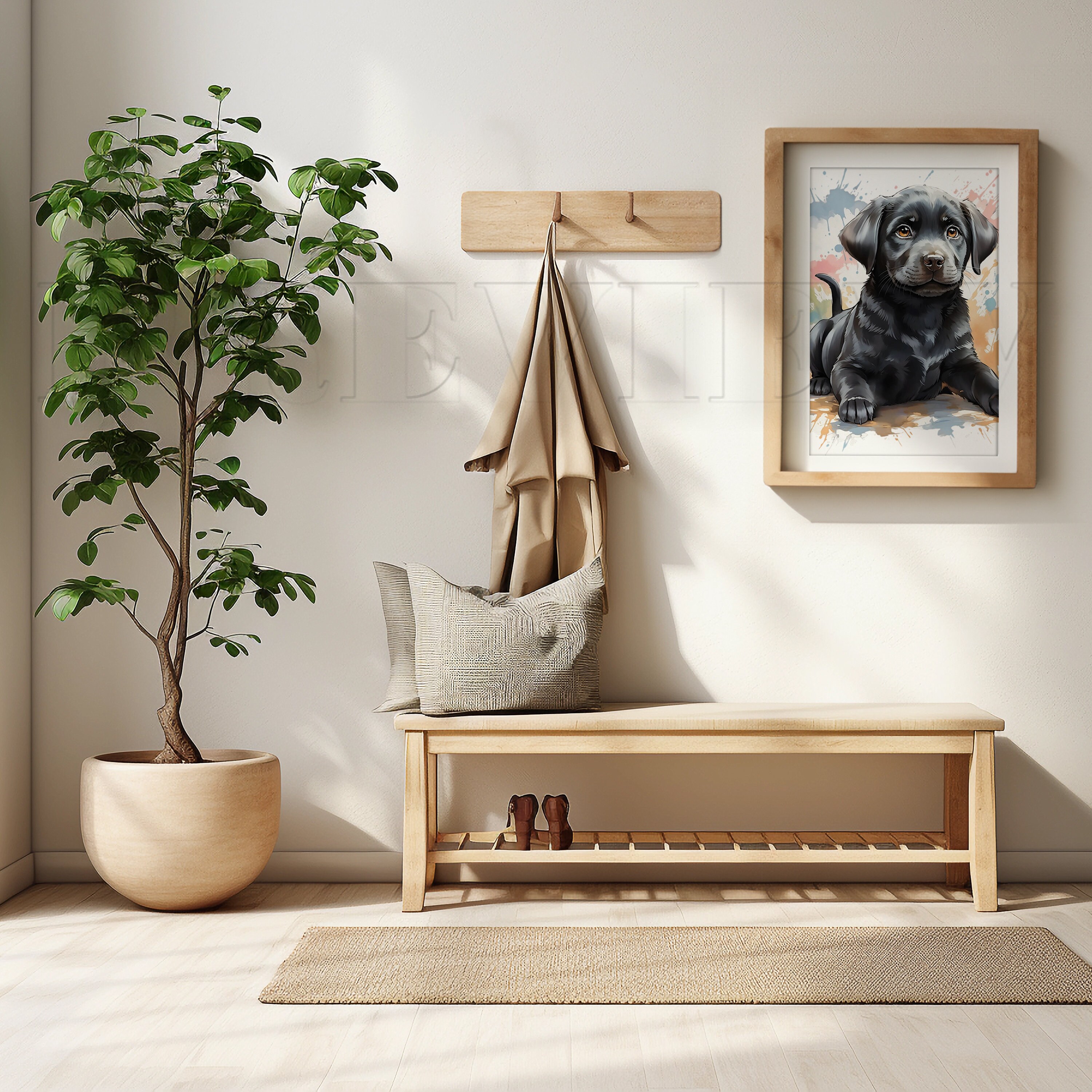 Interior Frame Mockup 2x3 Ratio Mockup PSD Smart Object Wall Art ...