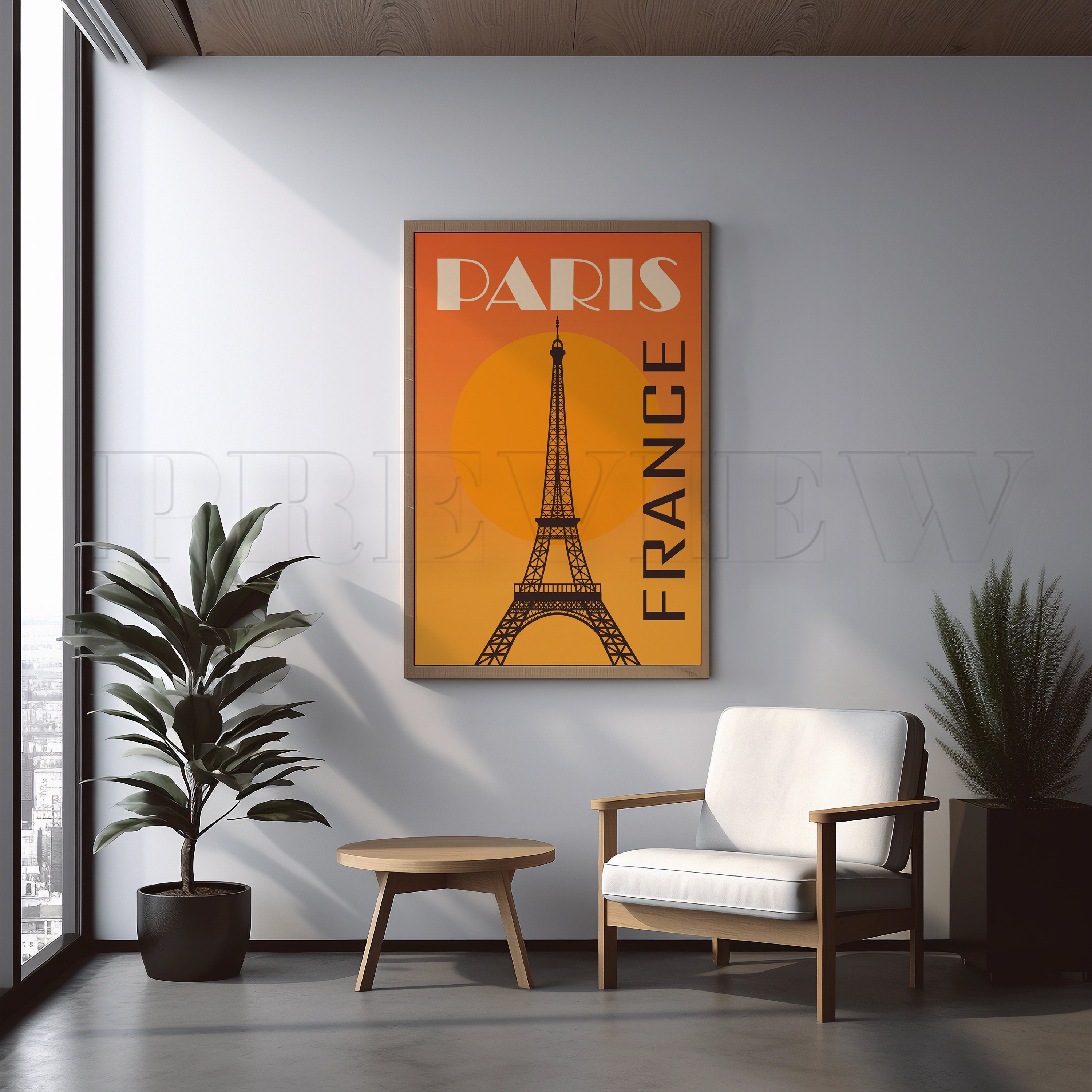 Interior Frame Mockup 2x3 Ratio Mockup Wall Art Display Transparent PNG ...