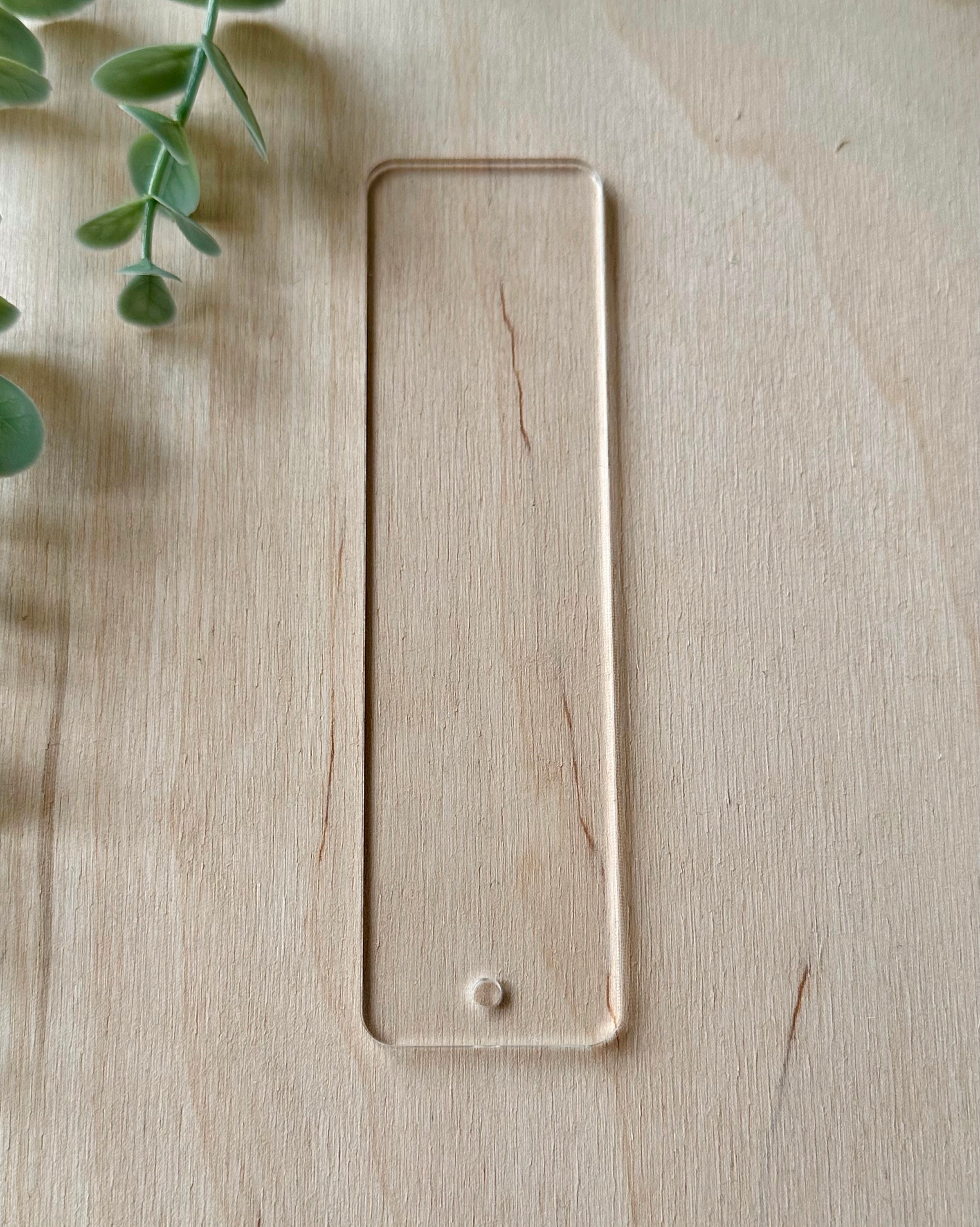 Clear Acrylic Bookmark, Laser Cut Acrylic Craft Blank - Etsy