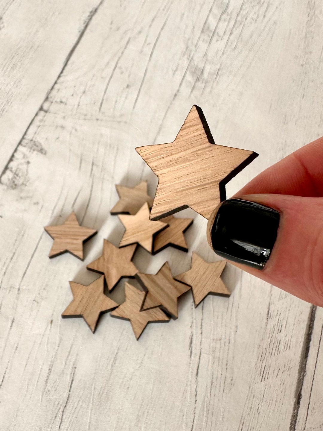 Wooden Craft Stars, Oak Star Embellishments, Wooden Craft Blanks, Card ...