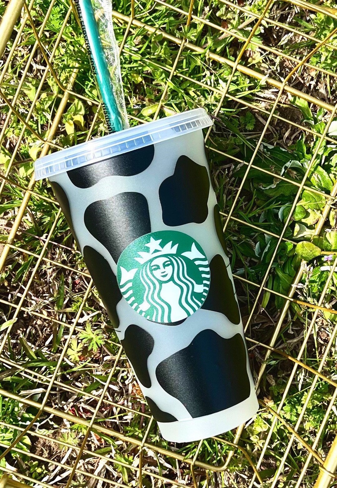 Cow Print Starbucks Cup | 24oz | Reusable | Personalized Starbucks Cup ...