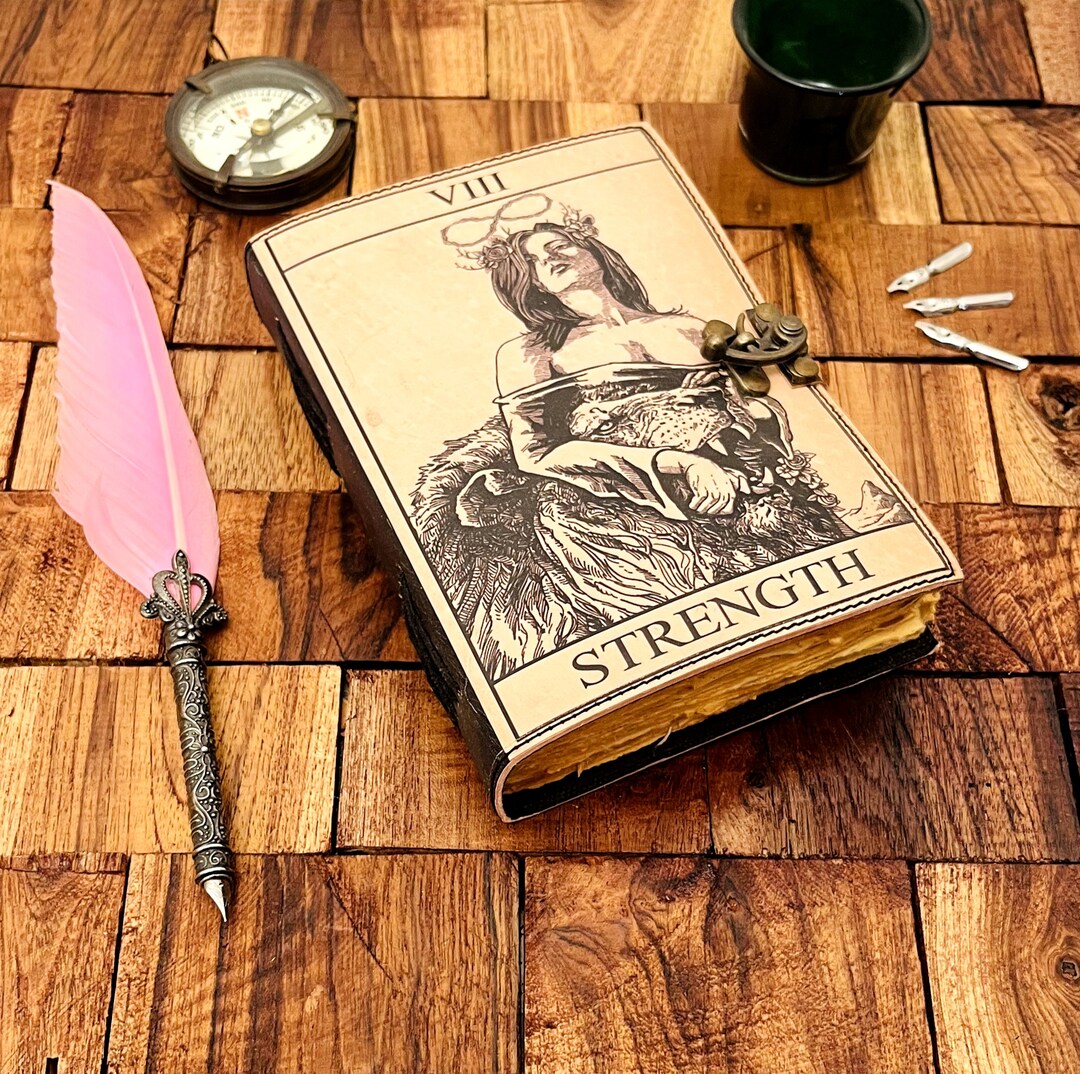 Strength Tarot Card Print the Strength Card Neutral Vibe Poster ...