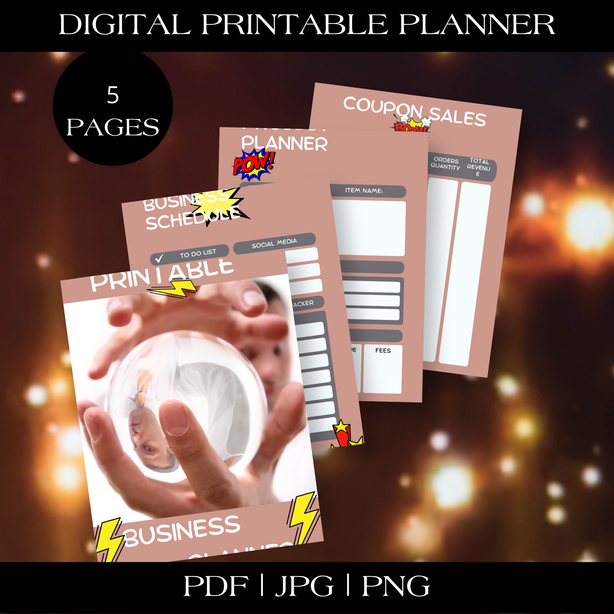Digital Printable Business Planner nventory Template,sales Tracker ... Digital Printable Business Planner nventory Template,sales Tracker ...